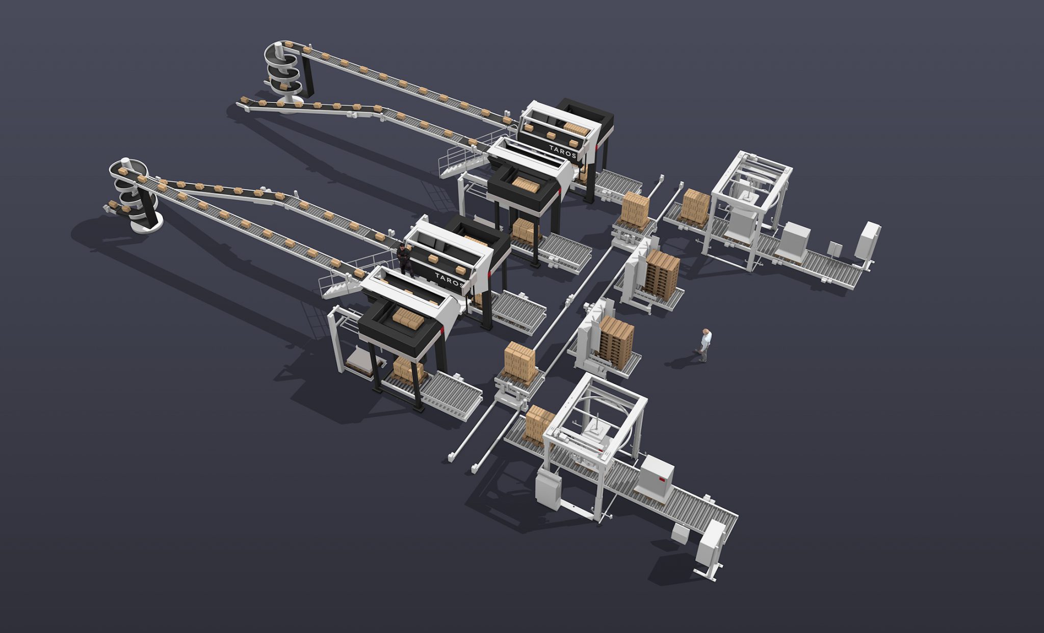 End of line palletisers | Robotic palletising system | CSi Palletising